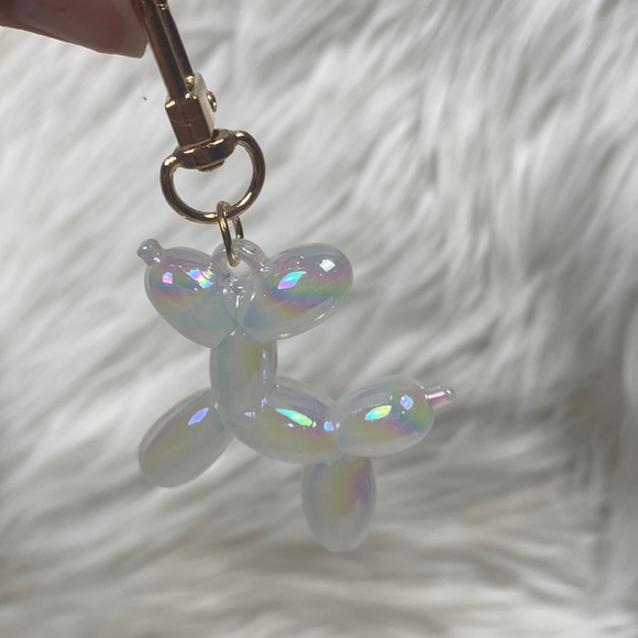 Accessories | Balloon Dog Art Key Chain 1 Out Of Pink | Poshmark